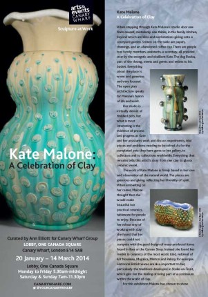 Celebration of Clay - Kate Malone – Ceramics & Glaze research, London.